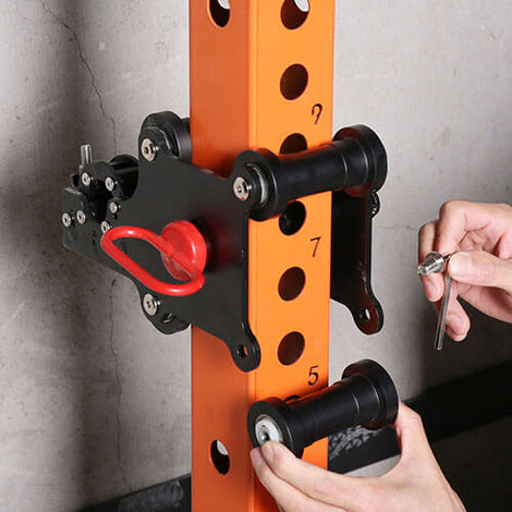 SYL Fitness Power Rack Trolley Cable Pulley System