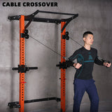SYL Fitness Power Rack Trolley Cable Pulley System